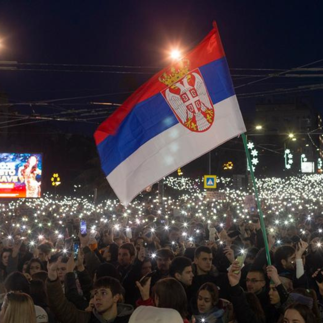 Tens of thousands join student-led protests in Serbia – Huginn and ...